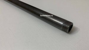 Труба стальная Ду 20 х 1 метр для радиатора, резьба 3/4" дюйма с одной стороны