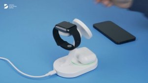 Беспроводная зарядная станция 3 в 1 MagSafe QI2 NEO 23Вт от Deppa, 23167