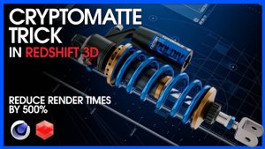 A Cryptomatte trick to get it to render 500% faster in Cinema 4D