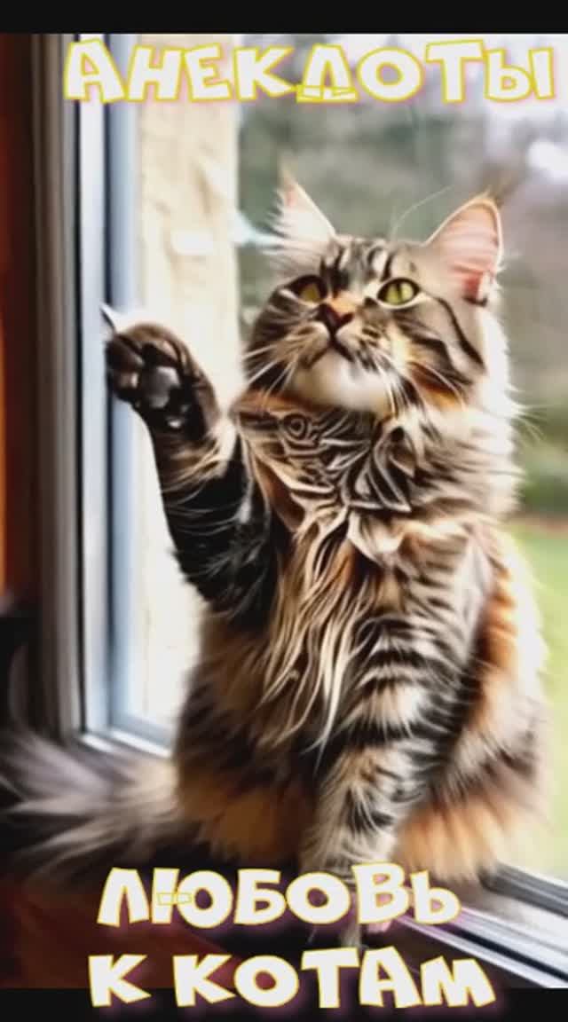 Анекдоты про ЛЮБОВЬ к КОТАМ