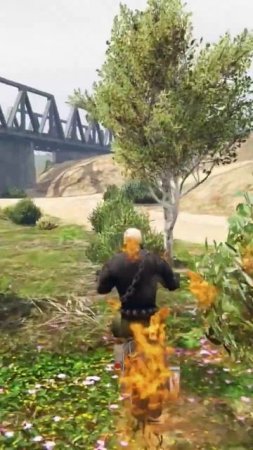 Ghost Rider in gta5 | gameplay | mods | RTX 3060 #gta5 #ghostrider  #shorts