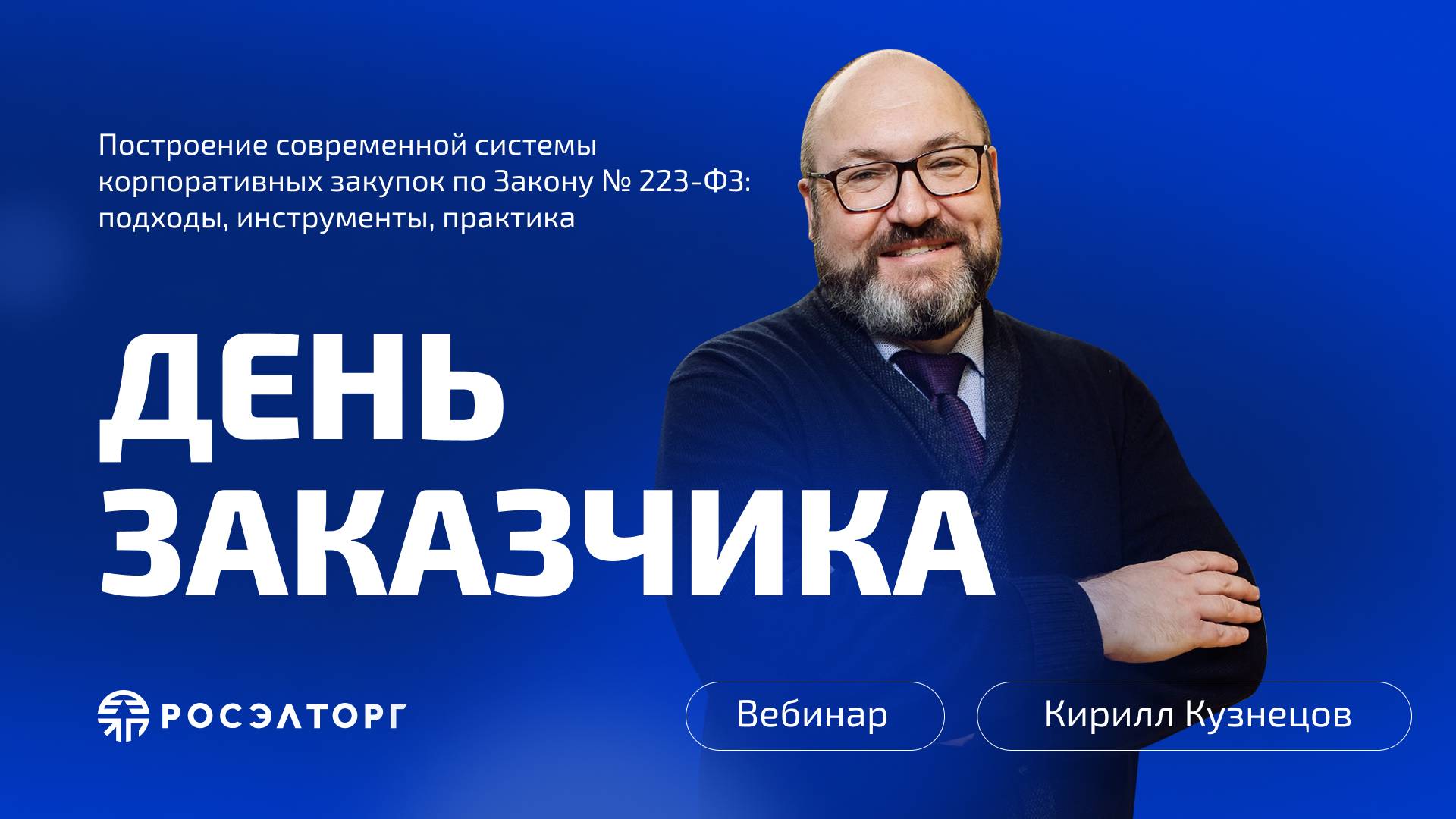 День заказчика Росэлторг. Построение современной системы корпоративных закупок по 223-ФЗ