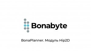Модуль Hip2D ПО BonaPlanner