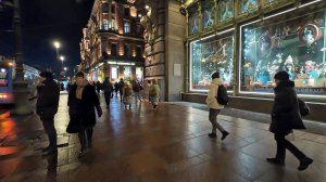 Nevsky walking \ Вечерняя прогулка по Невскому \ Dji Osmo Action 4
