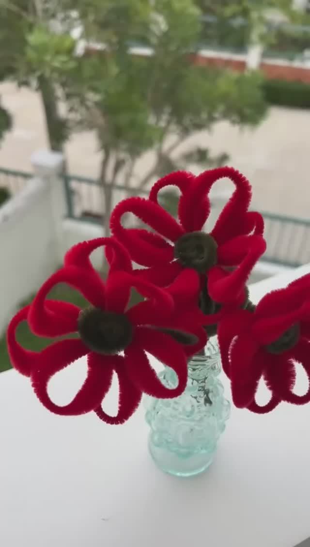 Своими руками букет из синельной проволоки 💐