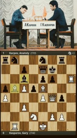 1986 World Chess Championship || Kasparov vs Karpov || Round 18|| #chess #shorts