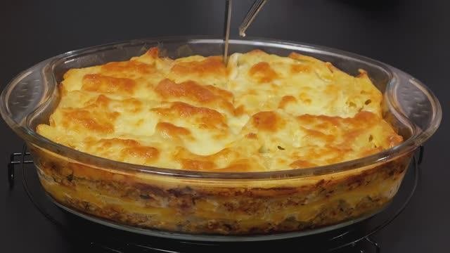вкуснейший рецепт ужина за 7 минут! #ужин #рецепт #запеканка #макароны