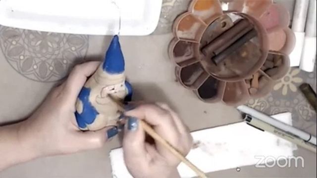 Надежда Щербакова. Ёлочная игрушка Санта Клаус (1) [ChLxp2b4QL0]