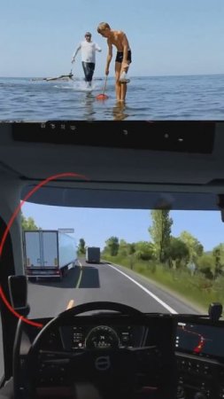Шенок в сторону пшёл отсюда  EuroTruckSimulator 2 #short #ets2 #funnyvideo #glance #гленc #eurotruck
