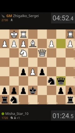 ПАРТИЯ С GM Сергеем Жигалко #шахматы  #шахматырулят #chess #trend #серге жигалко #жигалко