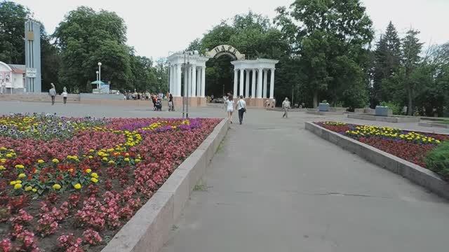 Парки города Орла, старая набережная, фонтан Кони