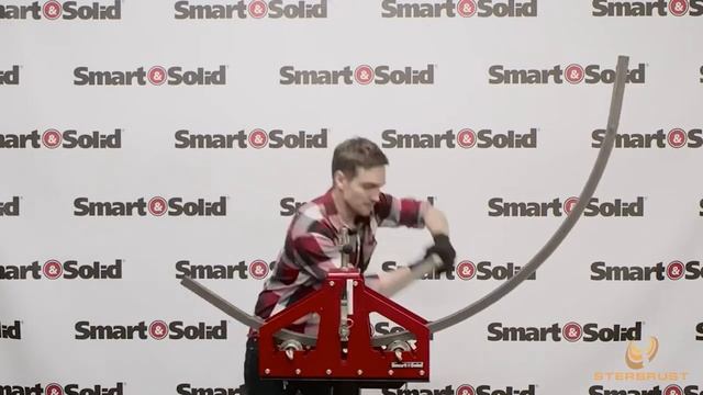 Ручной трубогиб Smart&Solid BendMax-300 в работе