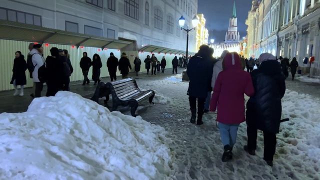 🎄Вечерние прогулки по Москве: красивые девушки, новогоднее настроение!😍✨