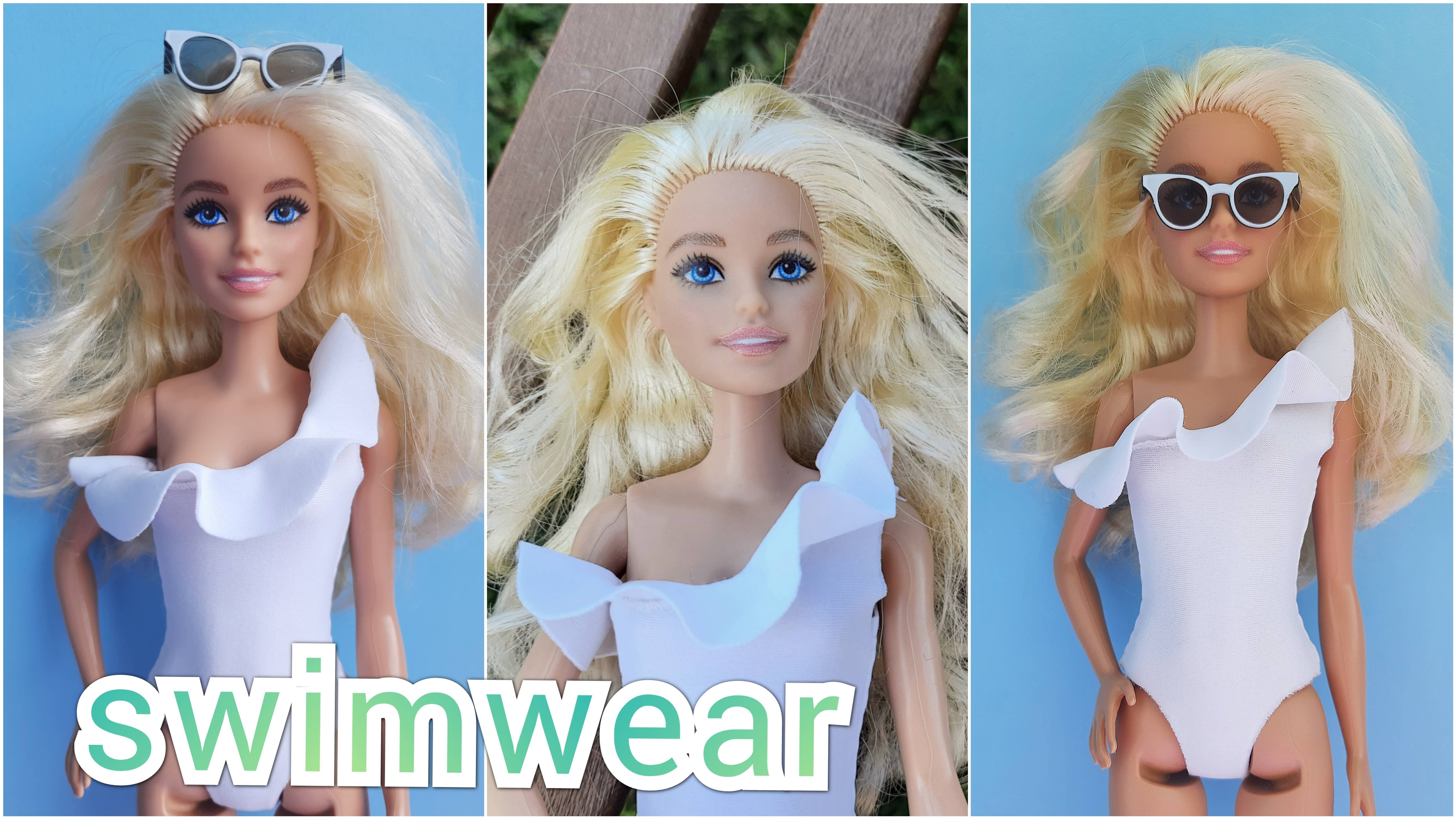 Пора готовиться к лету: шьем стильный купальник для куклы