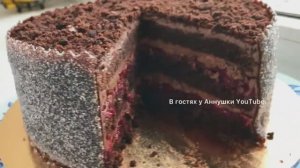 Шоколадный торт с ягодами — украшение стола! 🍫🎂