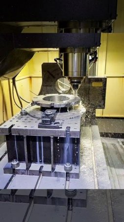 Фрезеровка монтажных пазов на крышке НЦ