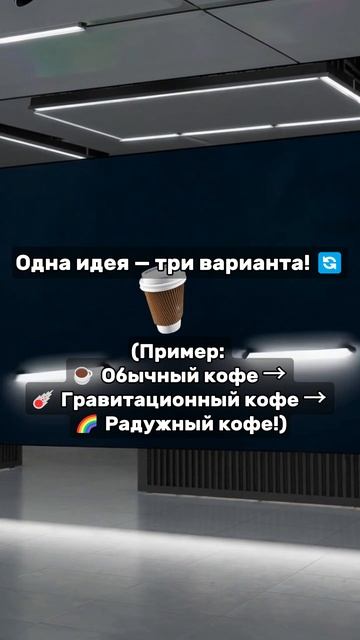 Как придумать гениальную идею?