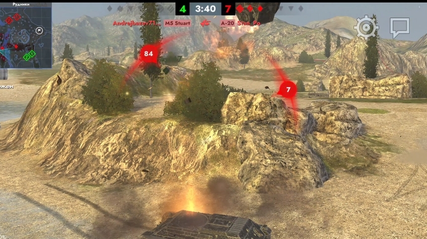 Танки блиц. Вдоль и поперёк. СССР 4 уровень