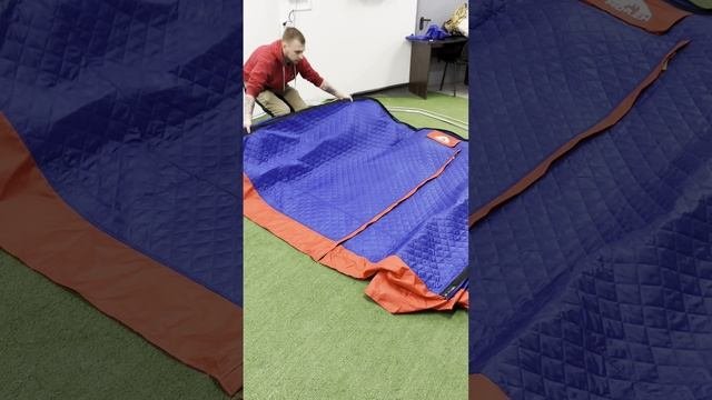Быстрая сборка большой бани-палатки Morzh Max в транспортировочную сумку