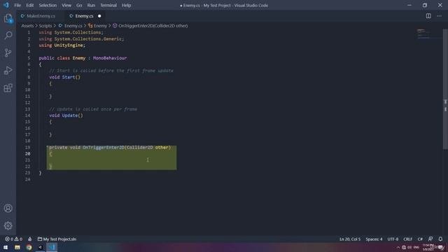 Unity tutorial from scratch till infinity