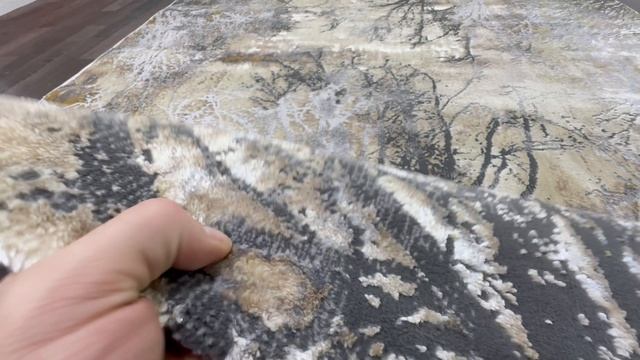 Турецкий ковер на пол LISA AA630A_IVORY  MUSTARD прямой