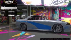 BUILDING PAUL WALKER'S SKYLINE in GTA 5 Online (Elegy Retro Custom)