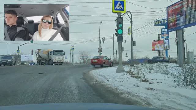 Маршрут от Эльдорадо с пересечением ж/д путей, разворот одним движением.Перечень заданий на экзамене