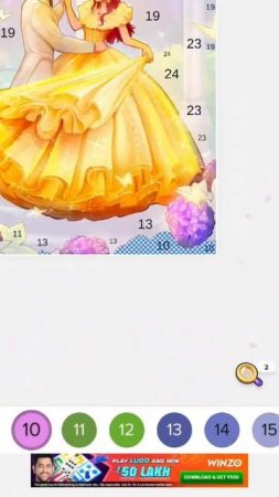 Paint by number game|Do you want some more video #artandcraftwithadrija#art #game#paintbynumberapp
