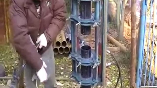 Процесс торцовки и сваривания труб из пнд