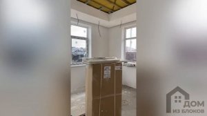 Небольшой одноэтажный дом из газобетона