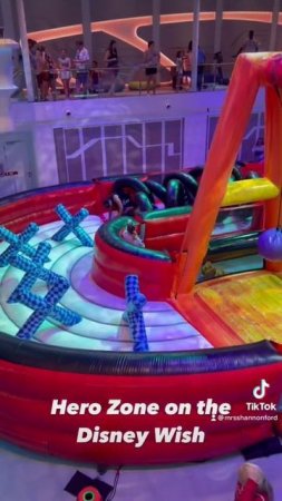 The Hero Zone on the Disney Wish! Home of the Incredi-Games.