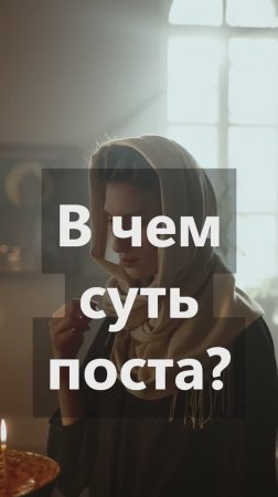 В чем суть поста? Священник Антоний Русакевич