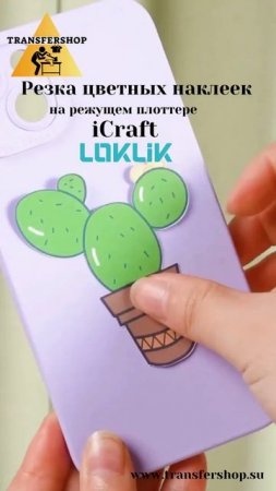 Печать и резка по меткам на режущем плоттере LOKLiK iCraft