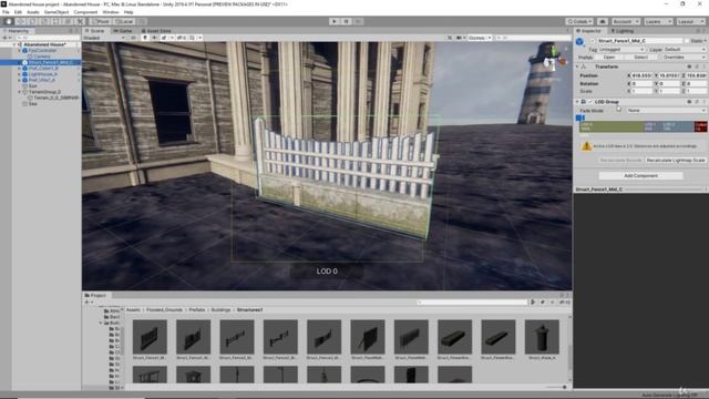 Unity Level Design Abandoned House