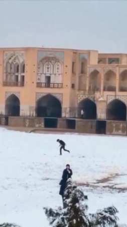 Снегопады в Иране