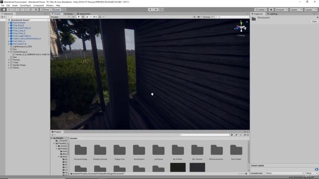 Unity Level Design Abandoned House2