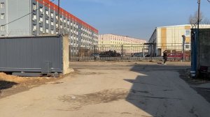 Промышленные откатные ворота шириной 8 м с быстрым приводом
