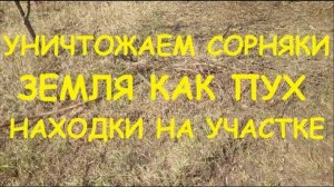 ЗЕМЛЯ КАК ПУХ КАК УНИЧТОЖИТЬ СОРНЯКИ ЗА 0 РУБЛЕЙ ФИЗИЧЕСКИЙ СПОСОБ ЧТО НАШЕЛ НА УЧАСТКЕ