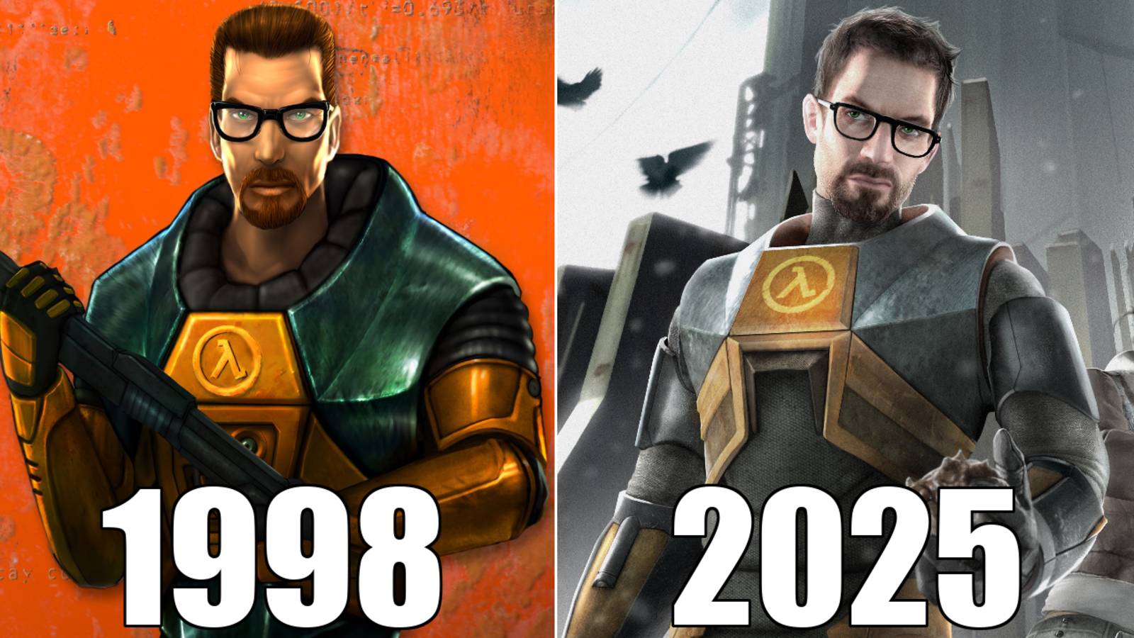 Эволюция серии игр Half-Life [1998-2025]