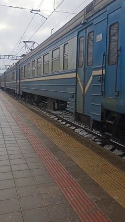 ЭР9т-710 Минск Крупки прибывает на боковой путь ст. Жодино