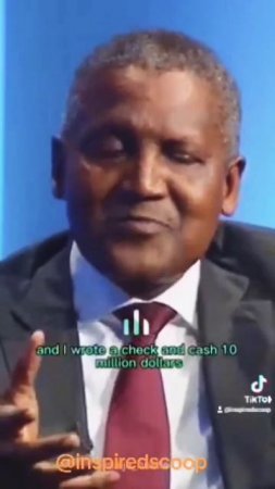 Watch the Weirdest Thing Dangote, the Richest Black Man Ever Did With Money.
