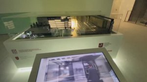 Интерактивный макет здания МосАрхив с движущимися элементами