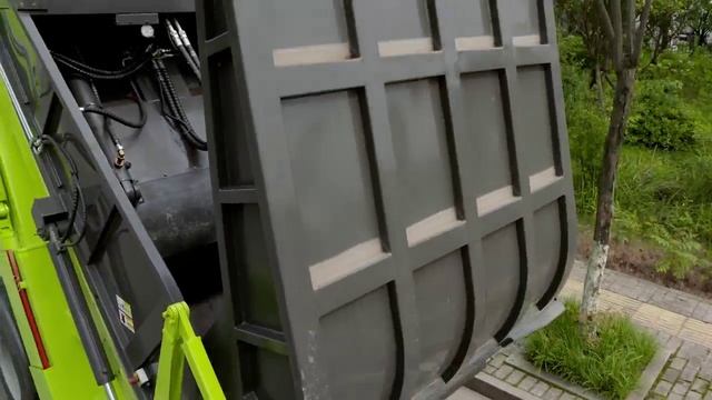 Мусоровоз-пресс ZBH5250ZYSDFE6 - 40 тонн давления для дробления и прессования отходов!