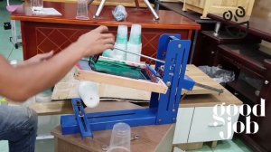 Cheap silk screen printing machine Vietnam .Call 0084 911 359 388