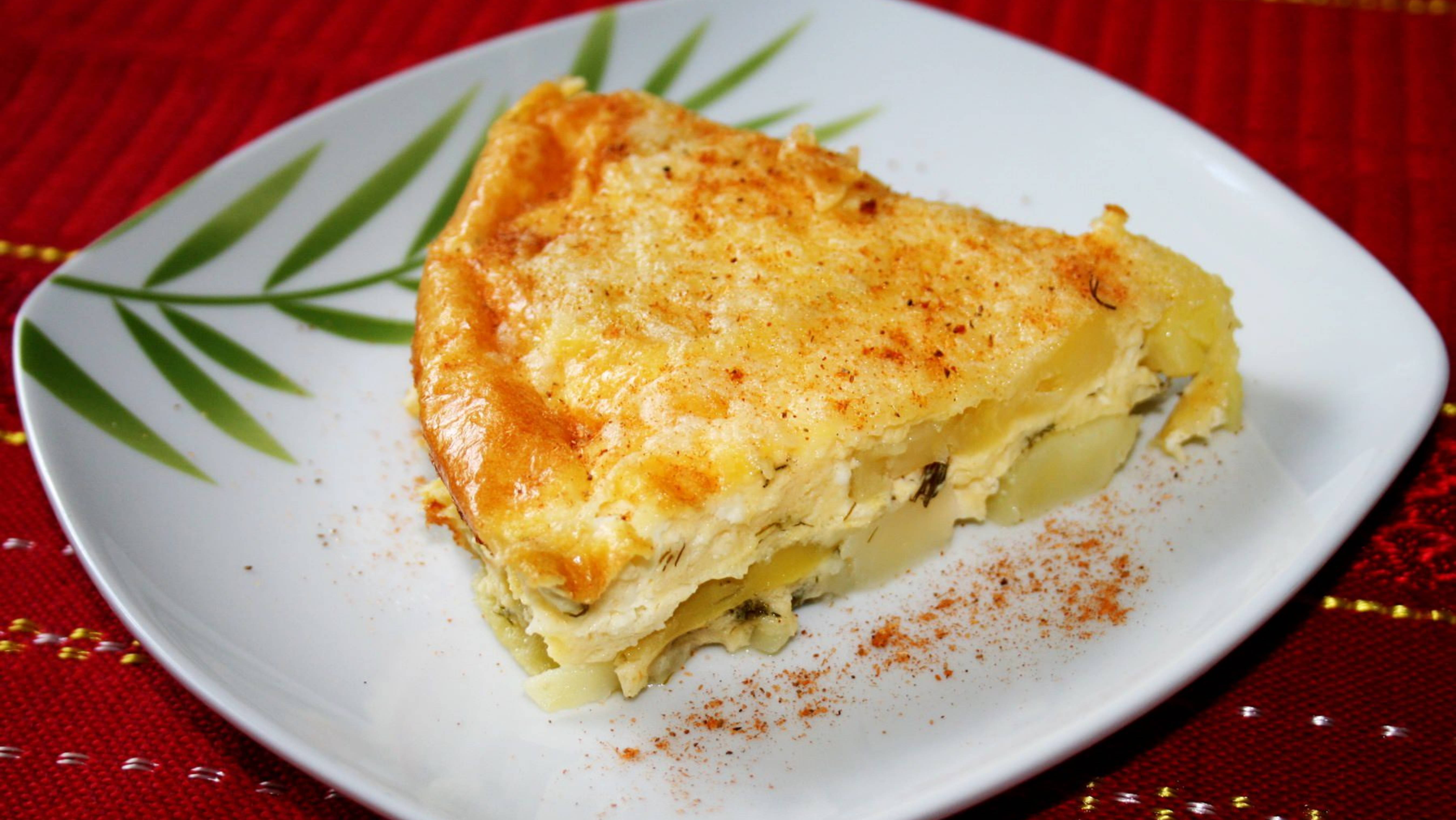 Запеканка картофельная с курицей на скорую руку