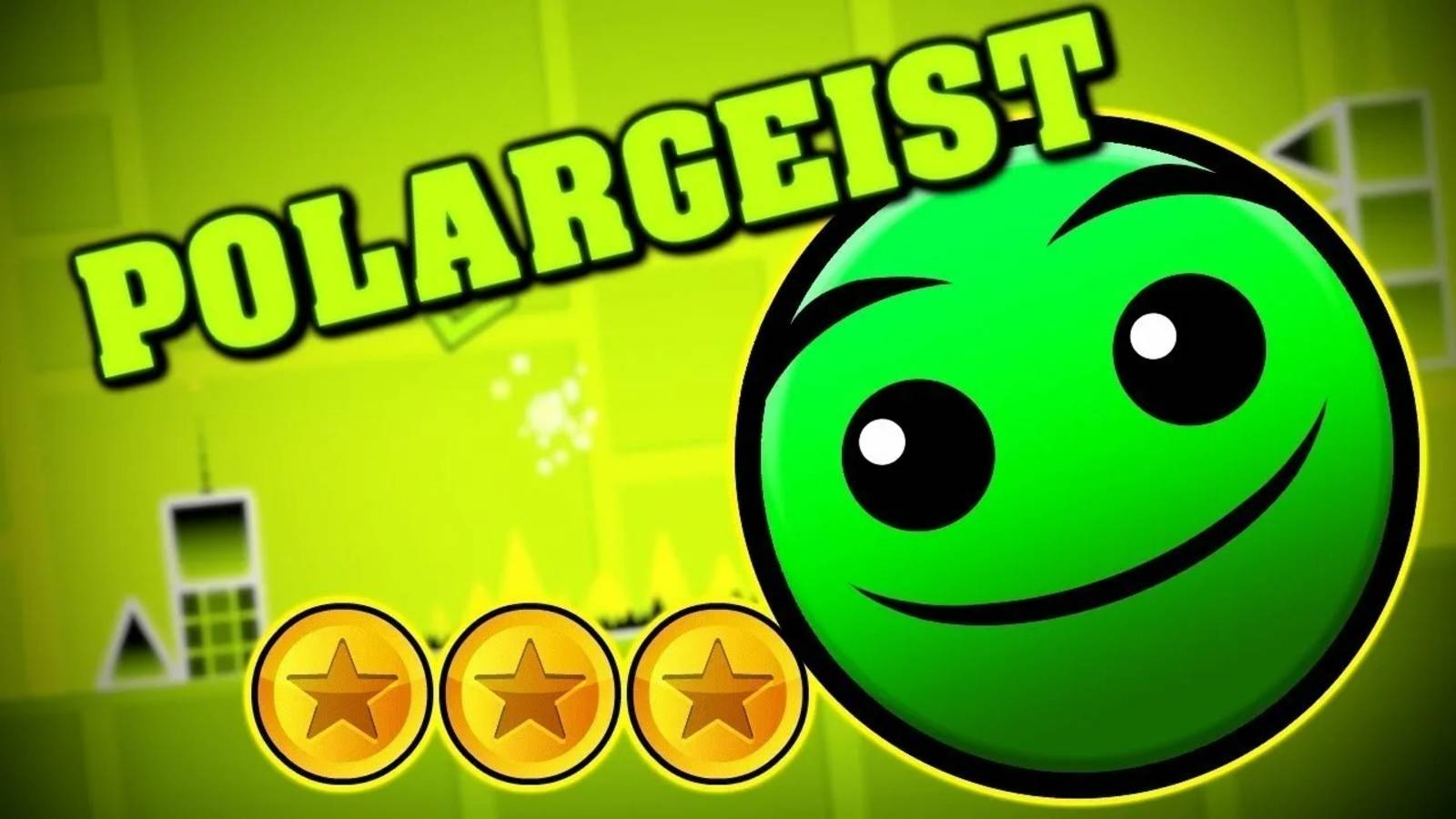 Прохождение уровня "Polargeist ". 3 coins. Geometry dash.
