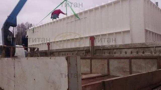 Пластиковый погреб большой для дачи в Казани с установкой под ключ от производителя