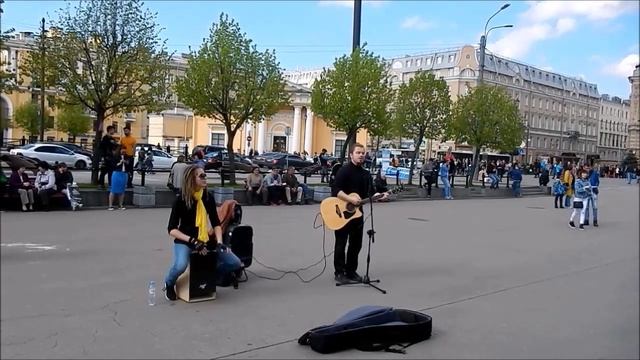 Музыканты на Сенной. Из архива.