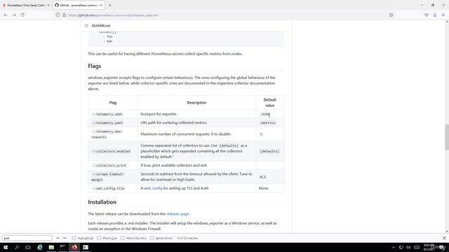 15. Collecting Metrics in Windows using MMI Exporter