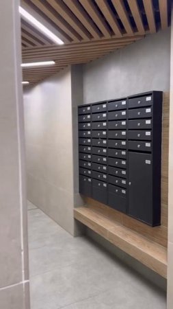 Выход из лифта на зимнюю площадку ЖК Сибирь